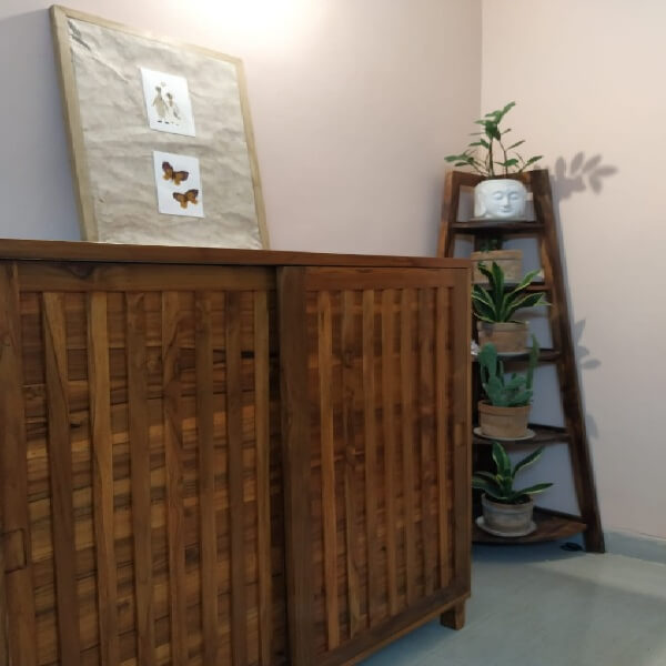 Solid Teak Wood - Shoe Rack - Otium Living
